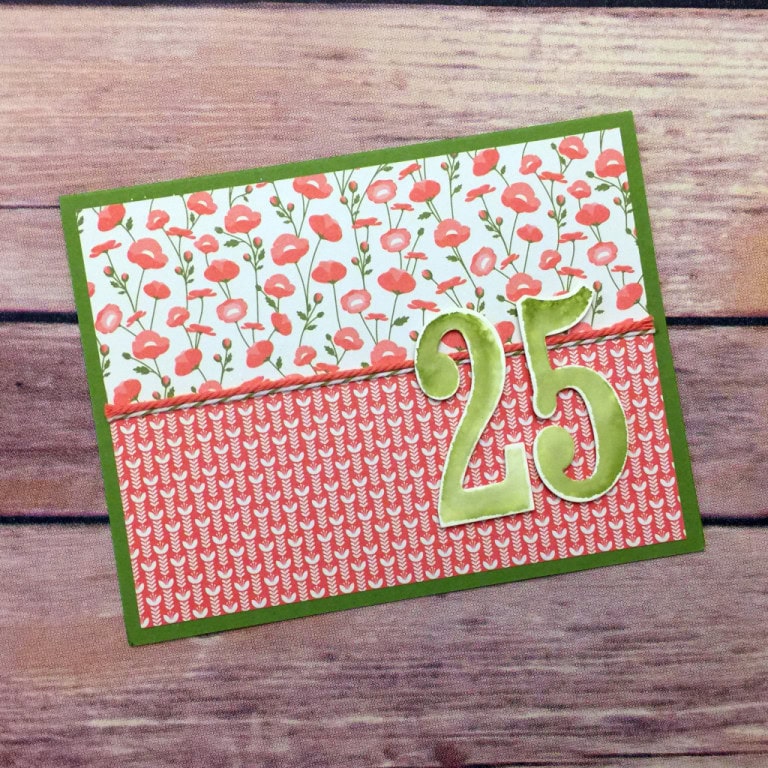 Happy 25th! - Stamp Candy