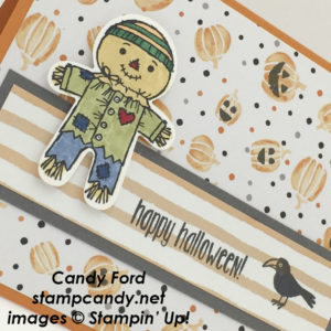Happy Halloween Scarecrow - Stamp Candy