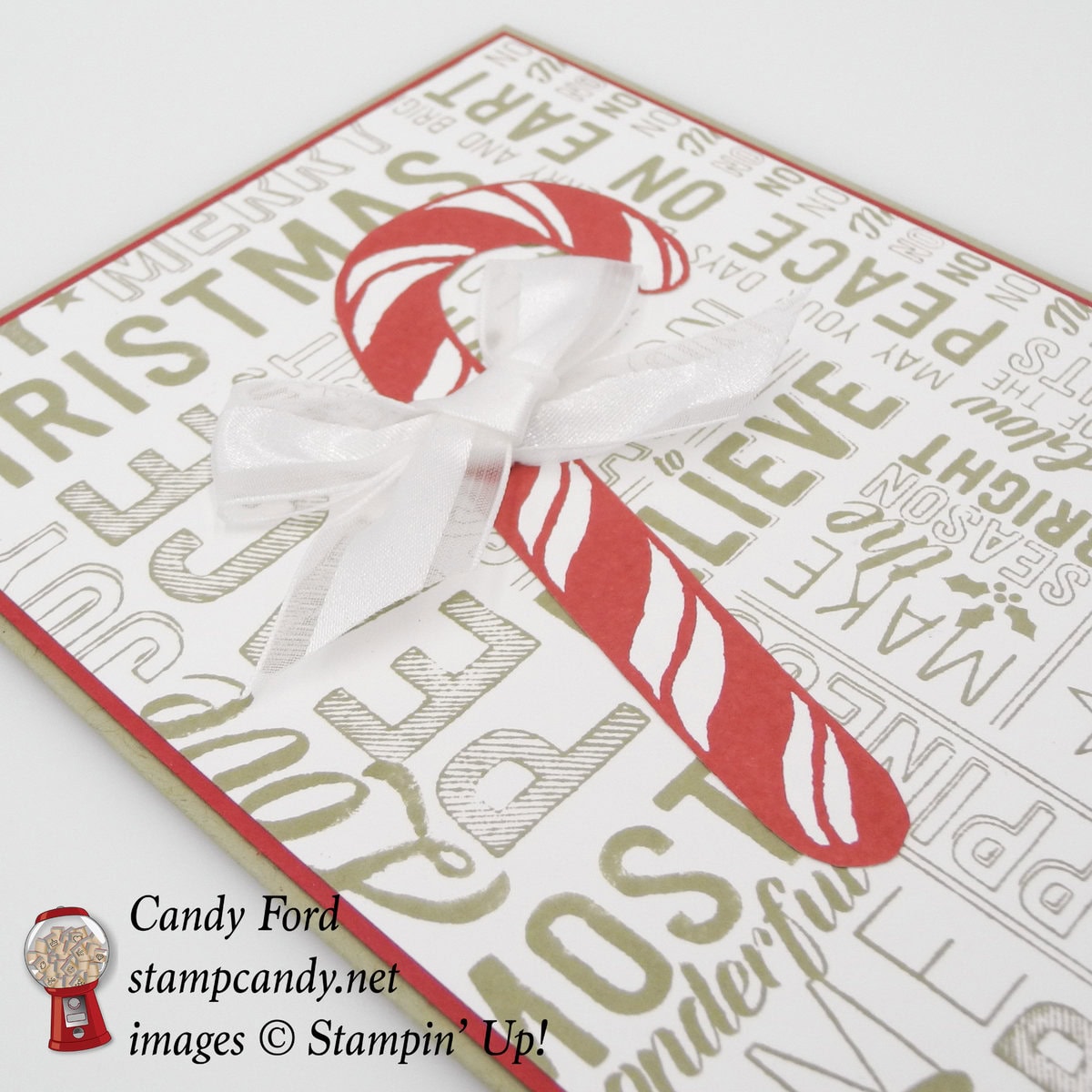 Merry Medley Candy Cane - Stamp Candy