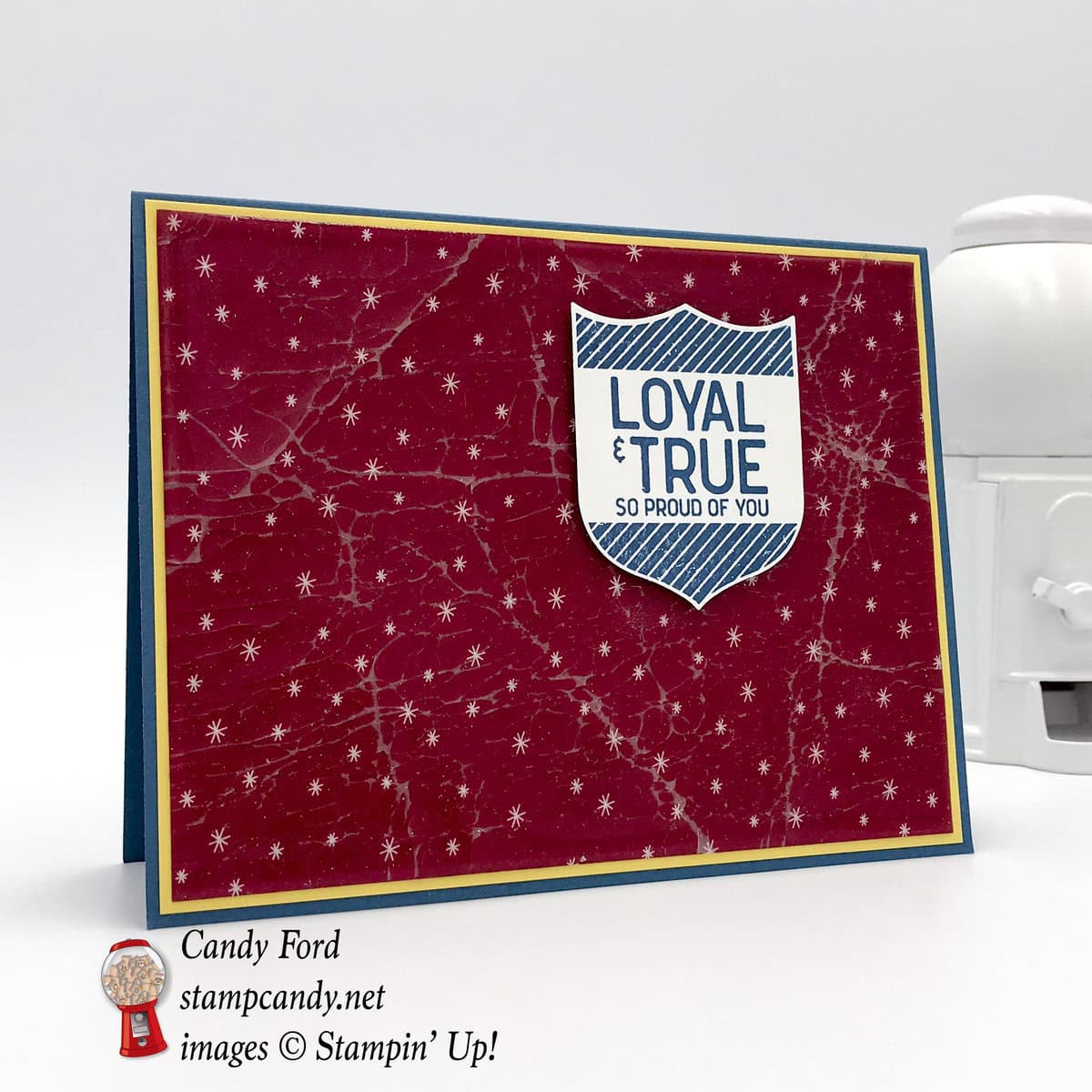 Loyal & True Stamp Set, Be Merry DSP, & Cracked Ice - Stamp Candy