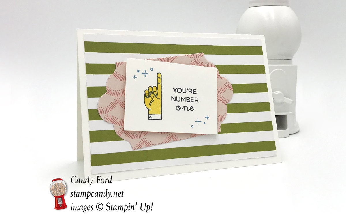 You're Number One with the World's Best Trophy - Stamp Candy