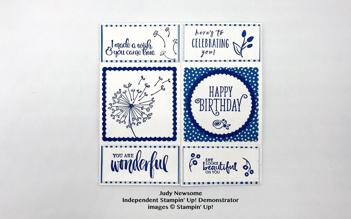 My Birthday Infinity Card by Judy Newsome - Stamp Candy