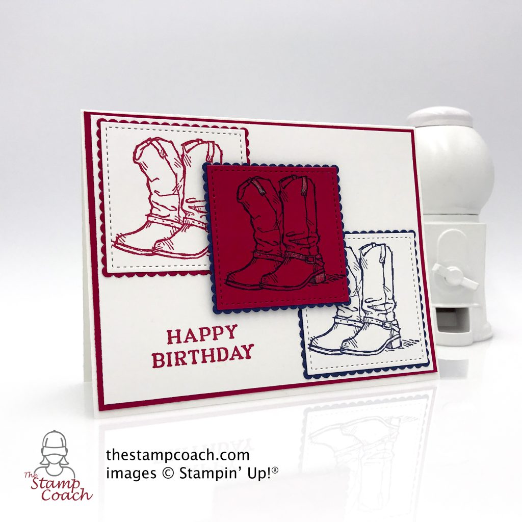 Country Living Birthday Card by Linda Krueger - Stamp Candy