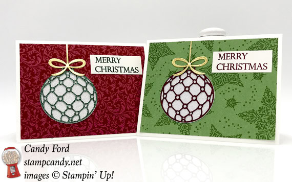Beautiful Baubles Christmas Cards - Stamp Candy