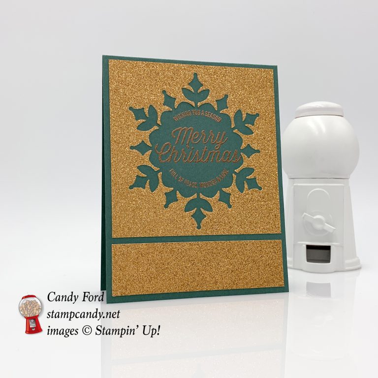 Farmhouse Christmas Card with Snowflake Showcase - Stamp Candy