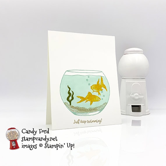 Make A Splash Card for Fast & Simple Friday - Stamp Candy